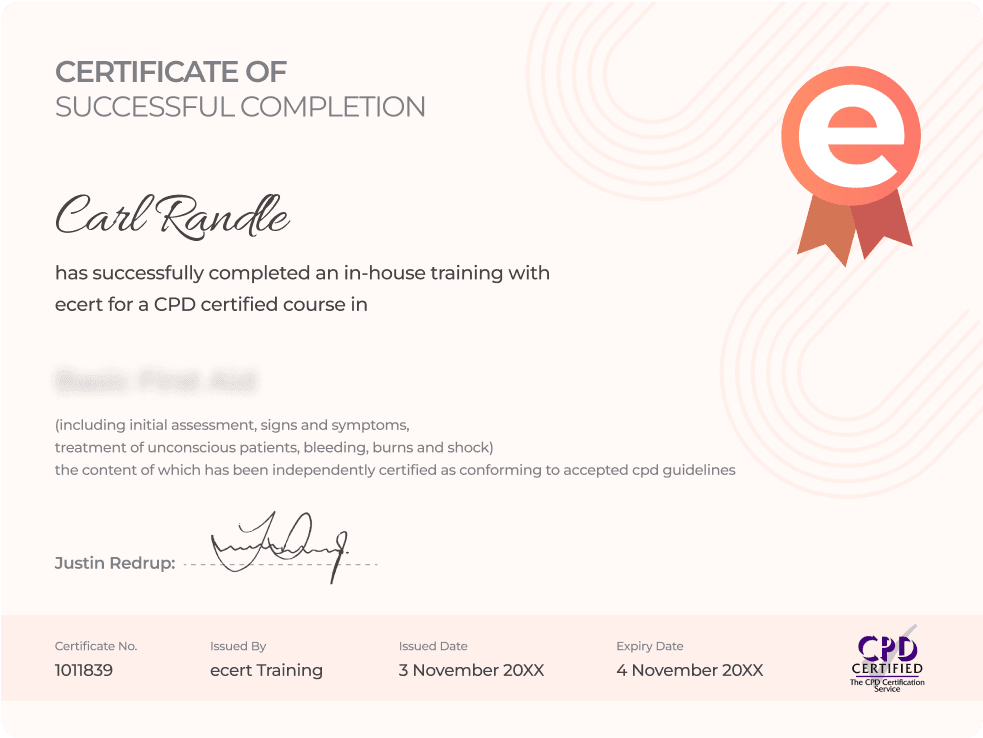 Care Certificate Course | ecert Training